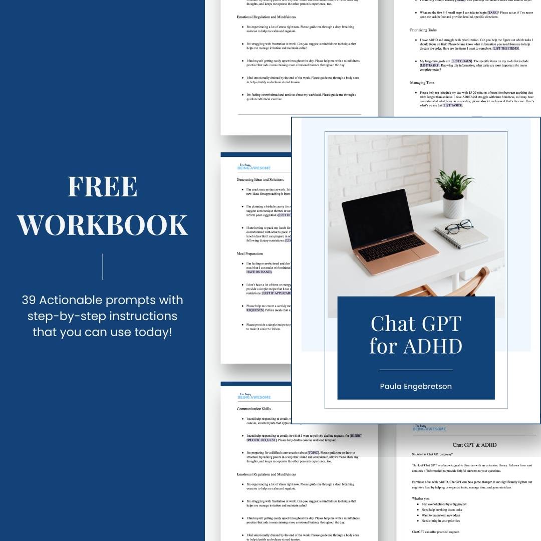 ChatGPT for ADHD - I'm Busy Being Awesome